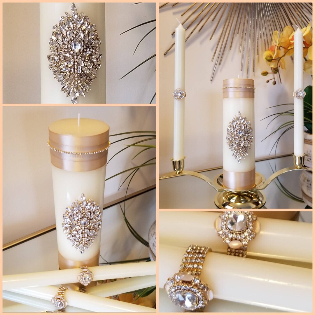 Wedding Unity Candle Set. Personalized Wedding Unity Candle Set Wedding ...