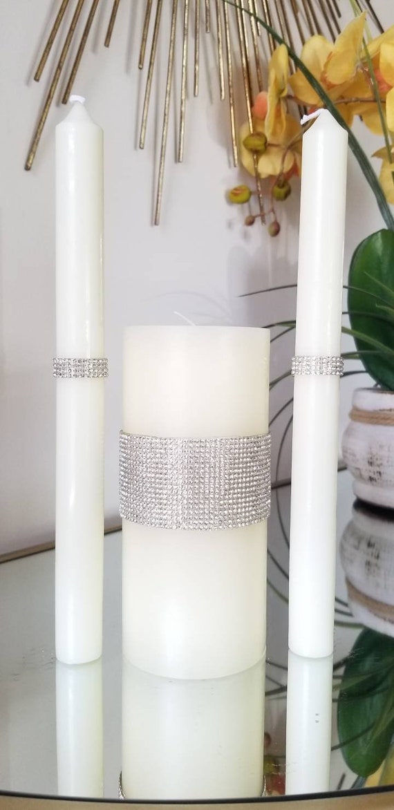 Wedding Unity Candle Ceremony Candle Ivory Wedding Candles - Etsy