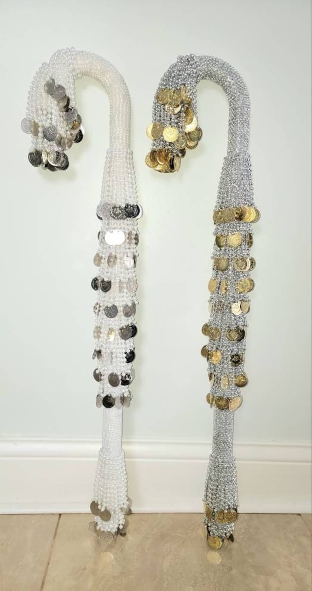 Wedding Cane Kopala Assyrian Kopala Traditional Wedding Cane White Cane ...