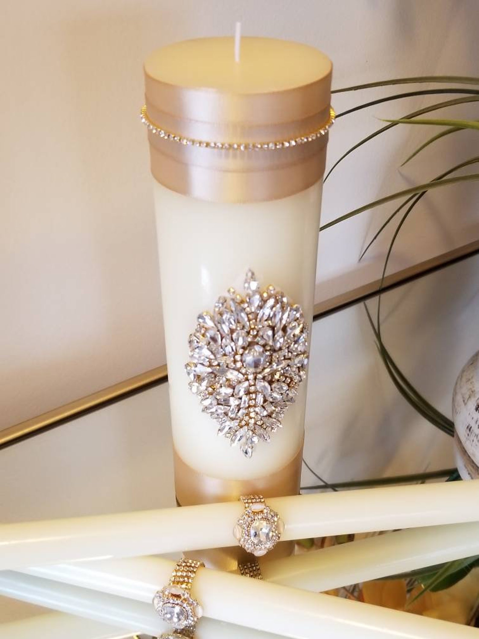 Wedding Unity Candle Set. Personalized Wedding Unity Candle - Etsy