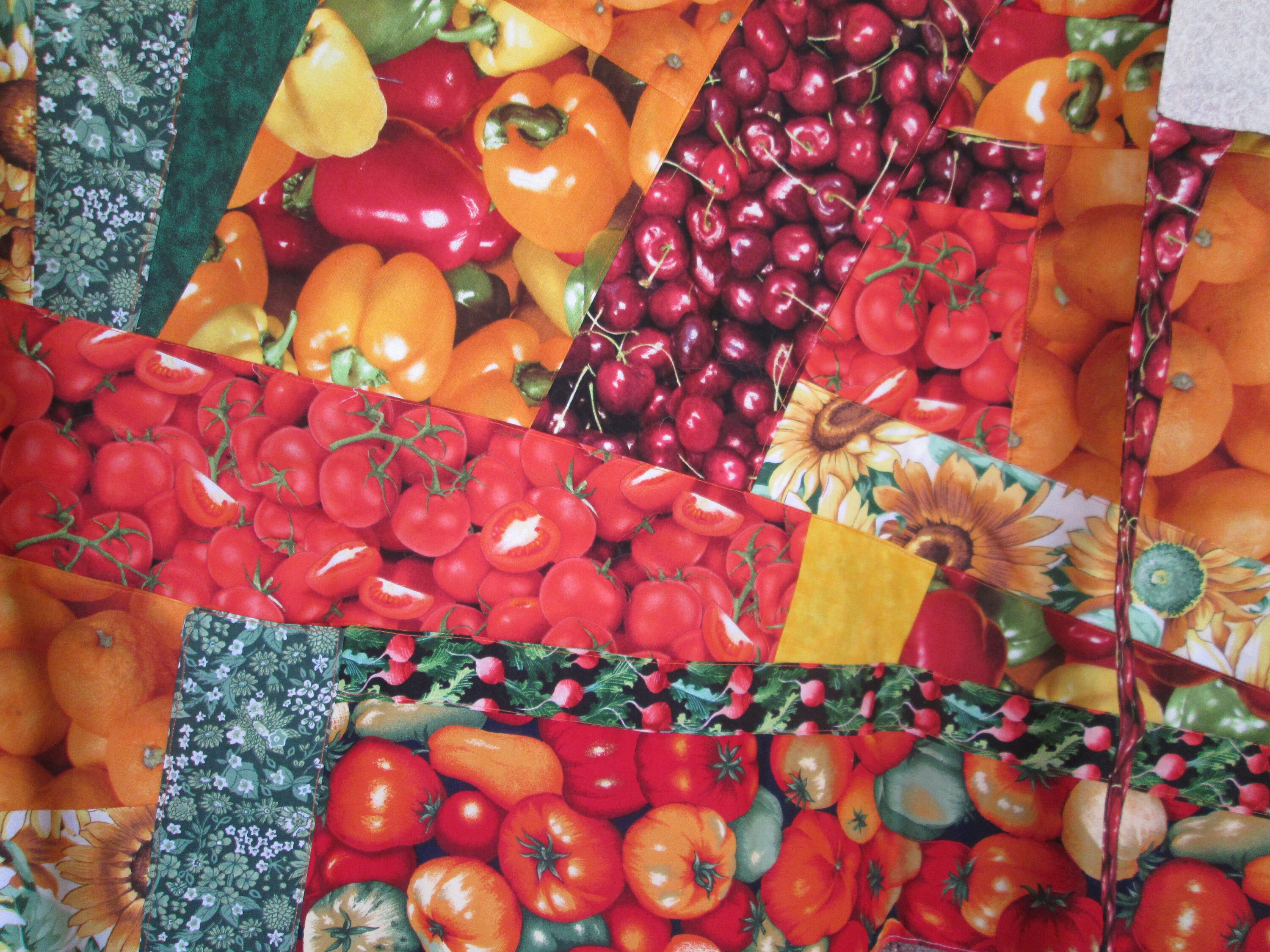 Apron; Fruit Apron; Party Apron; Patchwork Apron; Cotton Patchwork ...