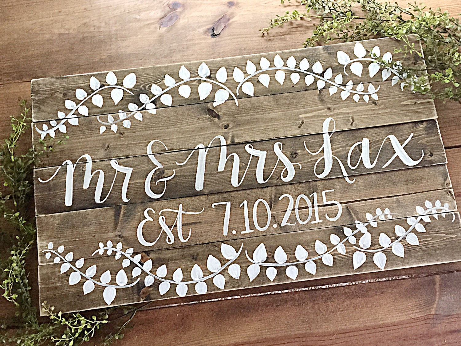 Wedding date sign 60 photos - Astyledwedding.com