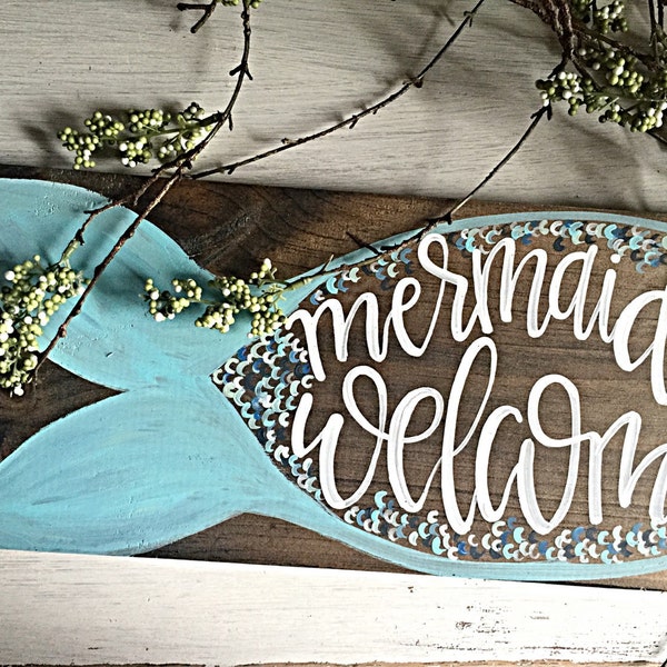 Mermaid Signs - Etsy