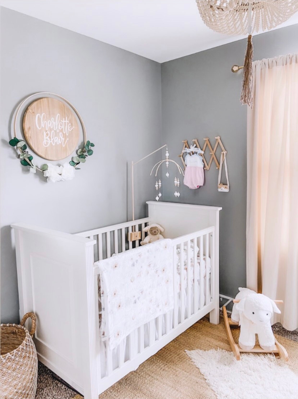 Nursery Name Sign Round Nursery Sign Personalized Round | Etsy