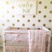 Nursery Name Sign, Framed Over the Crib Sign, Baby Name Sign, Girl ...