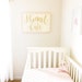 Nursery Name Sign, Framed Over the Crib Sign, Baby Name Sign, Girl ...