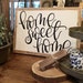 Home Sweet Home Hand Painted Sign Home Decor | Etsy
