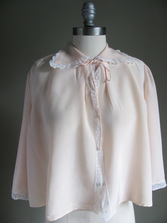 vintage pretty 1940s peach - Gem