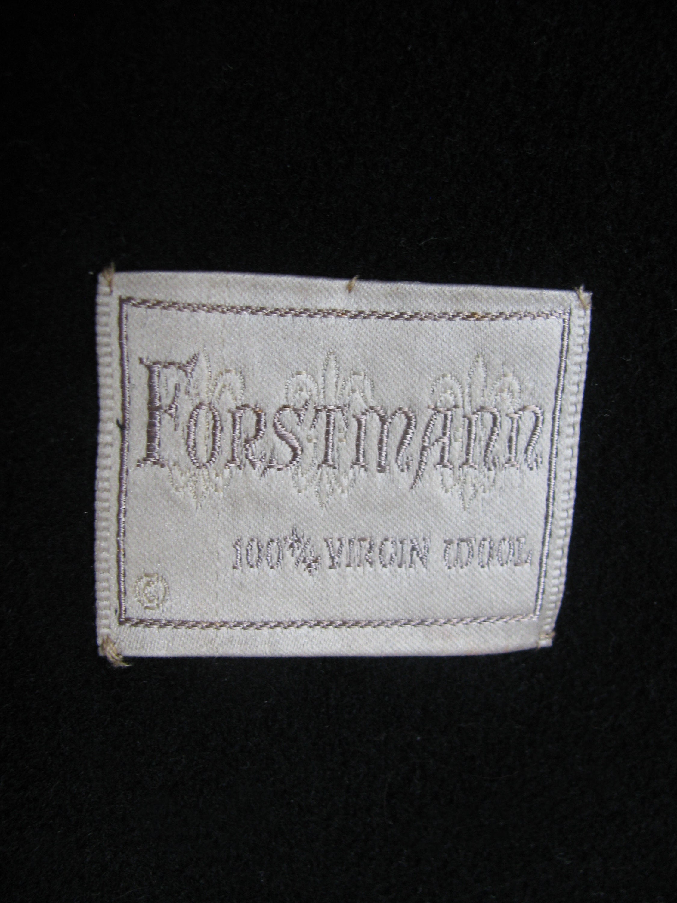 Vintage 1950s Milton Jaffe Black Wool Short Jacket Made With - Etsy