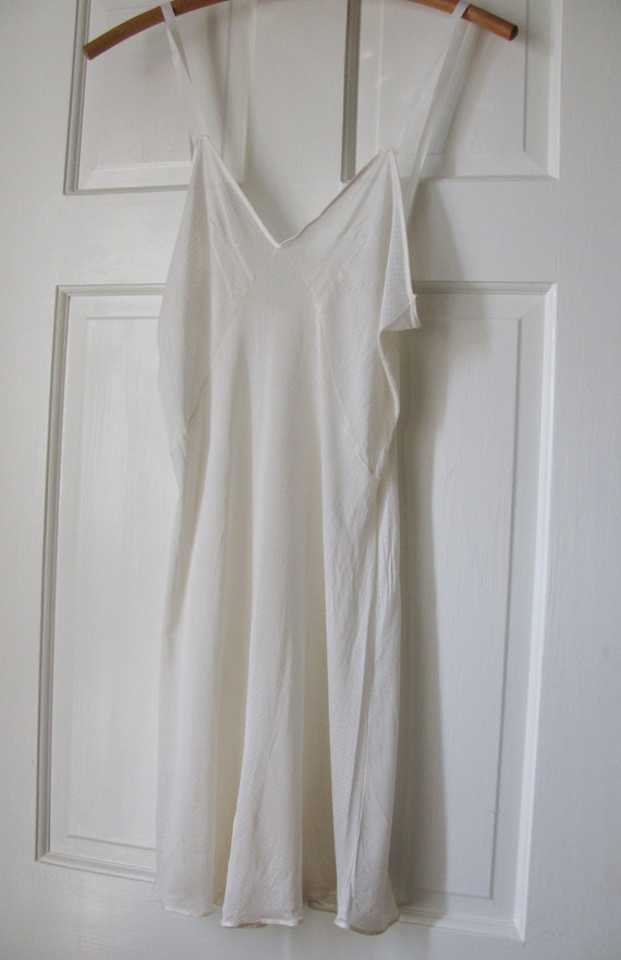 Vintage homemade sheer ivory - Gem