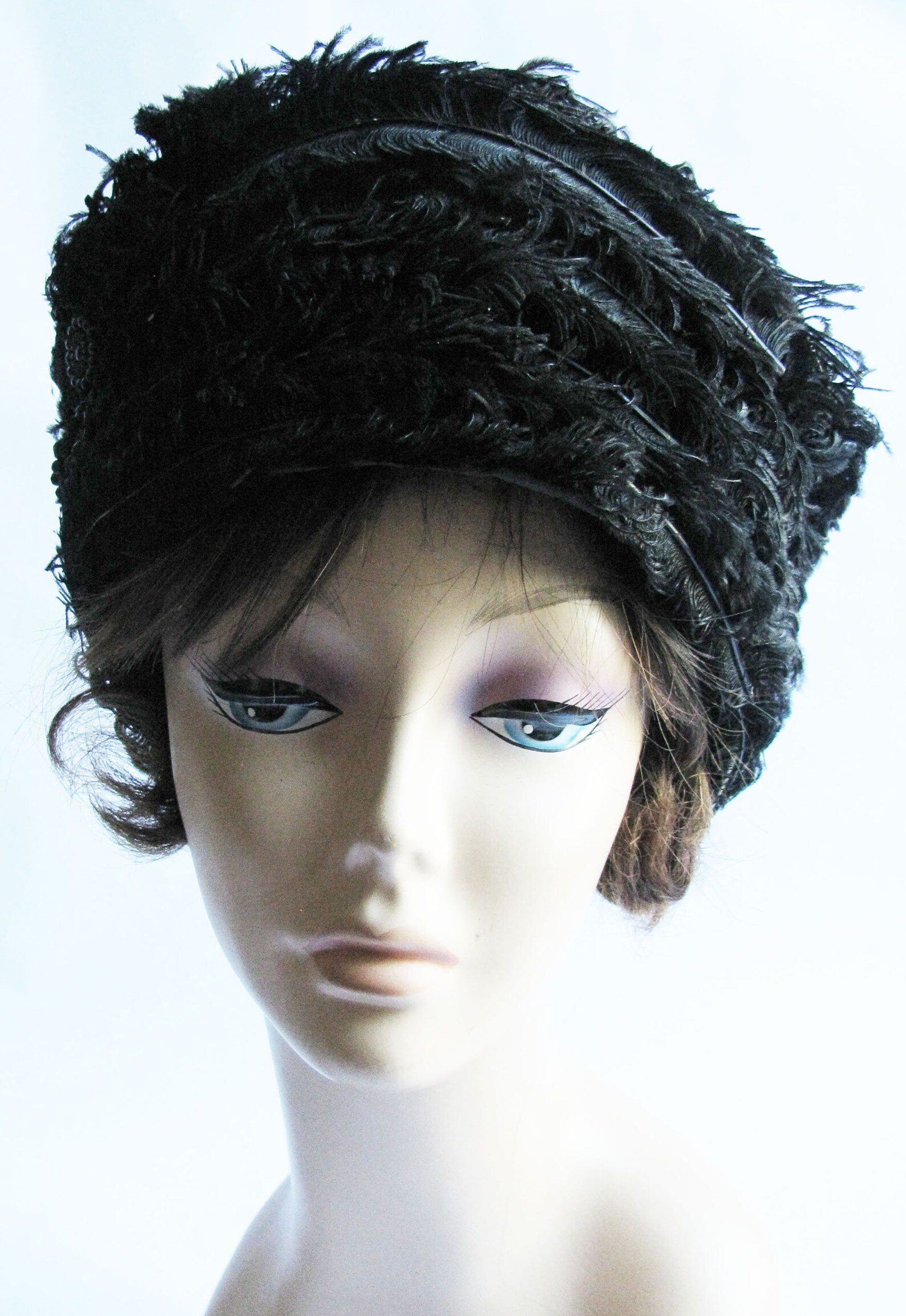 Fashionable 1910s Henri Bendel Feather-wrapped Beaver Hat - Etsy