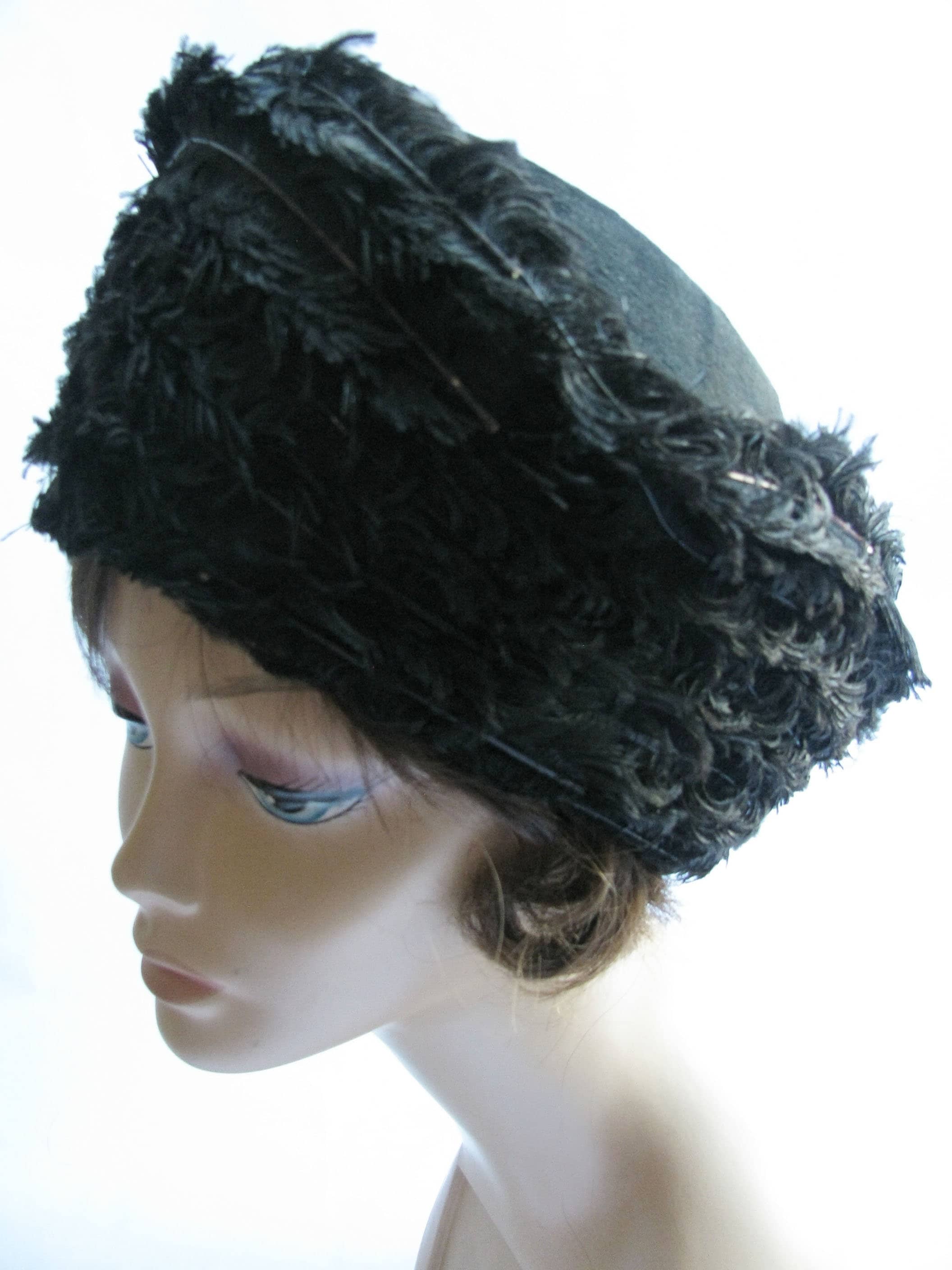 Fashionable 1910s Henri Bendel Feather-wrapped Beaver Hat - Etsy