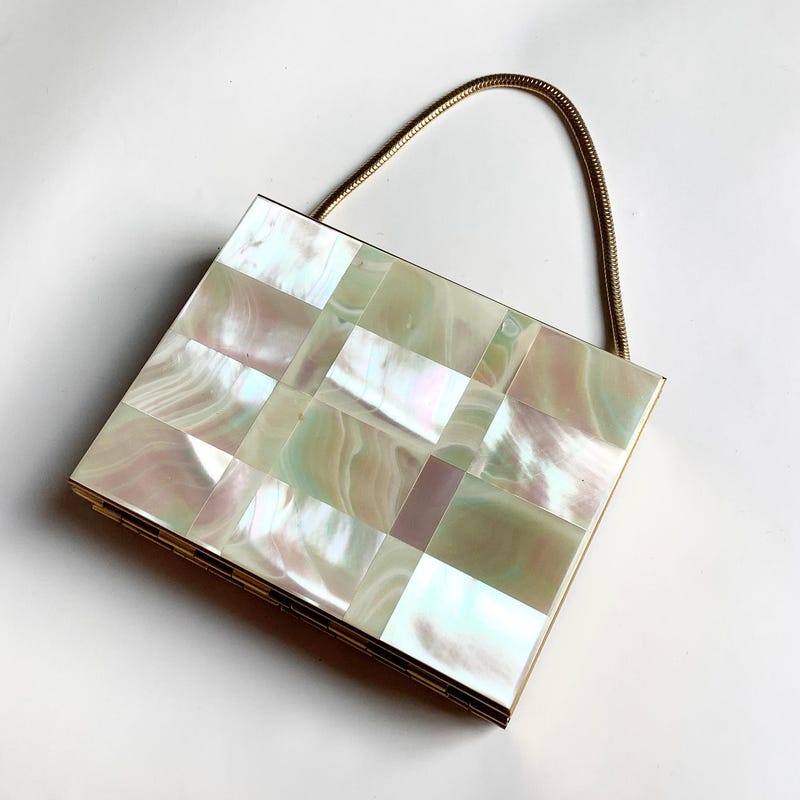 Mother of Pearl Compact - Etsy