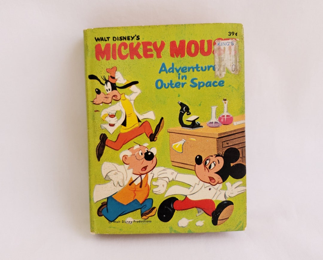 1968 Walt Disney's Mickey Mouse in Outer Space Vintage Book/disney ...