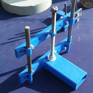 Rock Clamp Medium Size Clamp for Slab Saws 12" to 24" - Holds End Cuts ...