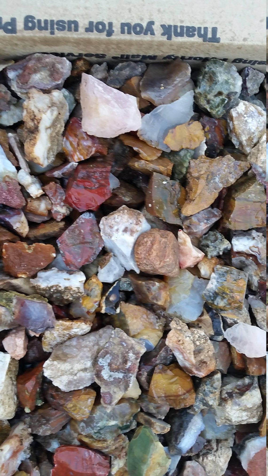 3 POUNDS of TUMBLING ROUGH Includes: Rocks for Tumbling Mixed - Etsy