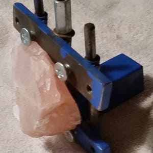 Small Rock Clamp for Slab Saws - Holds End Cuts or Hard to Hold Rocks ...
