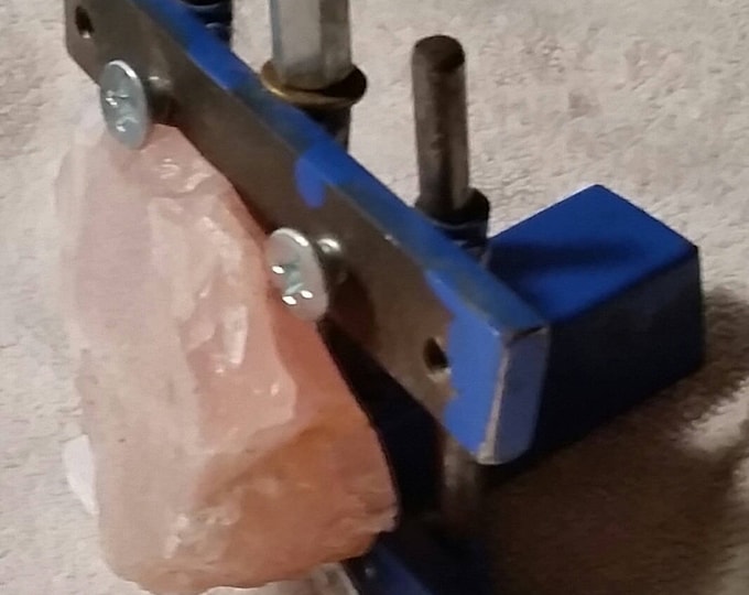 Small Rock Clamp for Slab Saws - Holds End Cuts or Hard to Hold Rocks ...