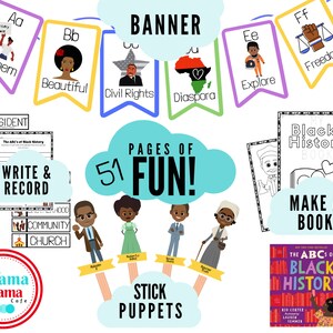 PRINTABLE Black History Month Activity Pack, Black History Month ...