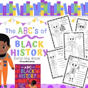 PRINTABLE Black History Month Coloring Book Black History - Etsy
