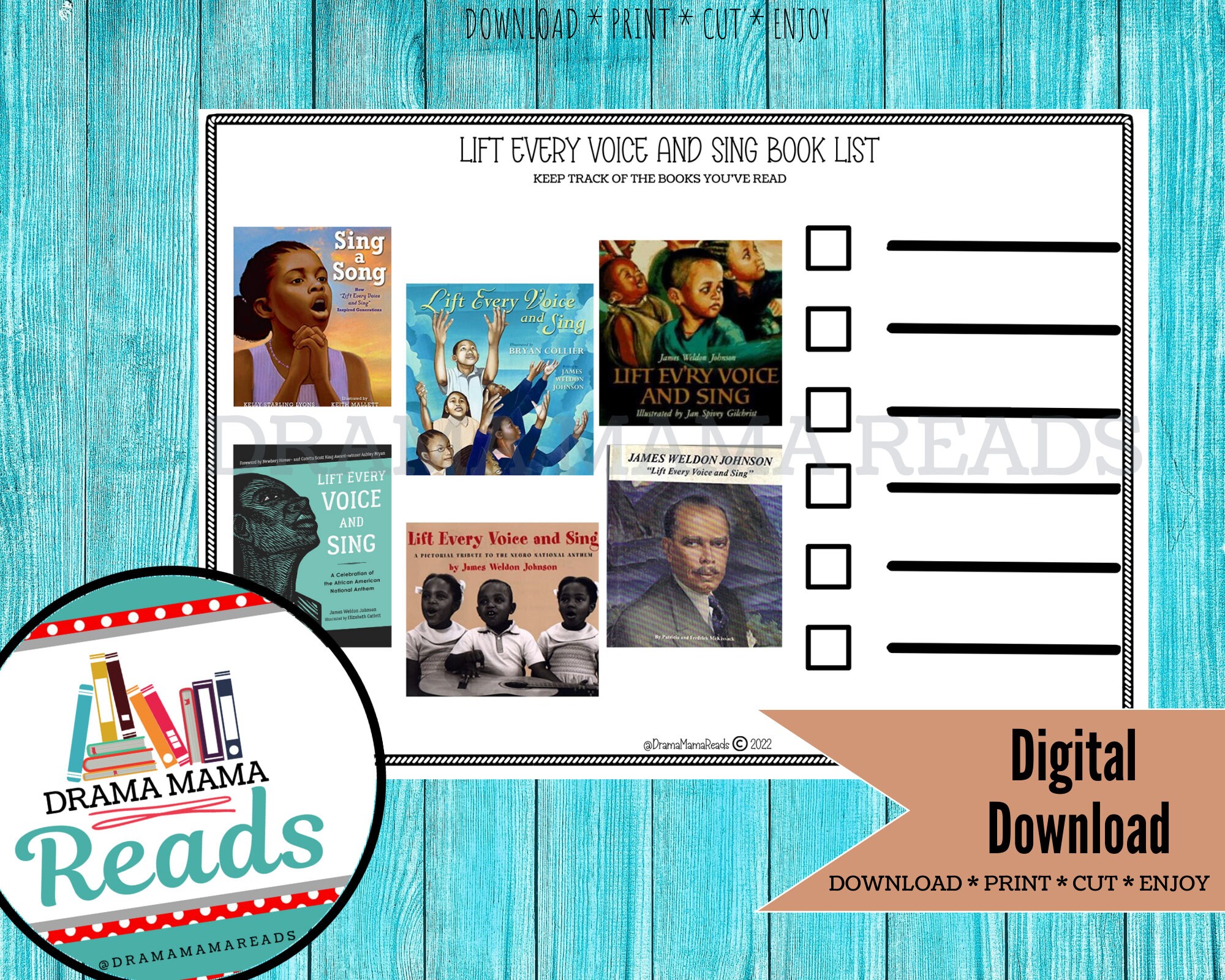 PRINTABLE Lift Every Voice and Sing Worksheets * Homeschool * First ...