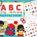 Alphabet Uppercase Lowercase Matching Mats, Educational Activity ...
