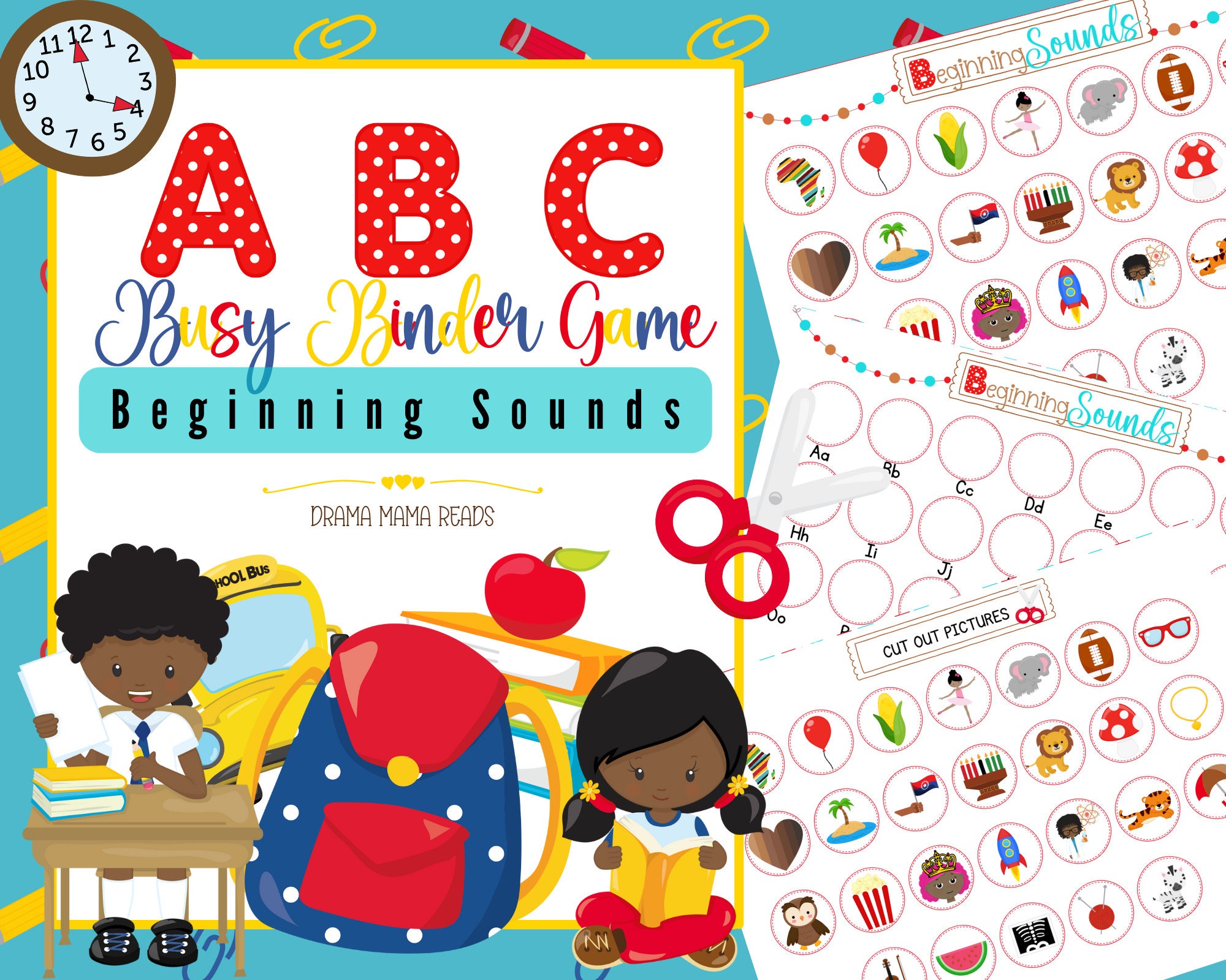 Alphabet Uppercase Lowercase Matching Mats, Educational Activity ...