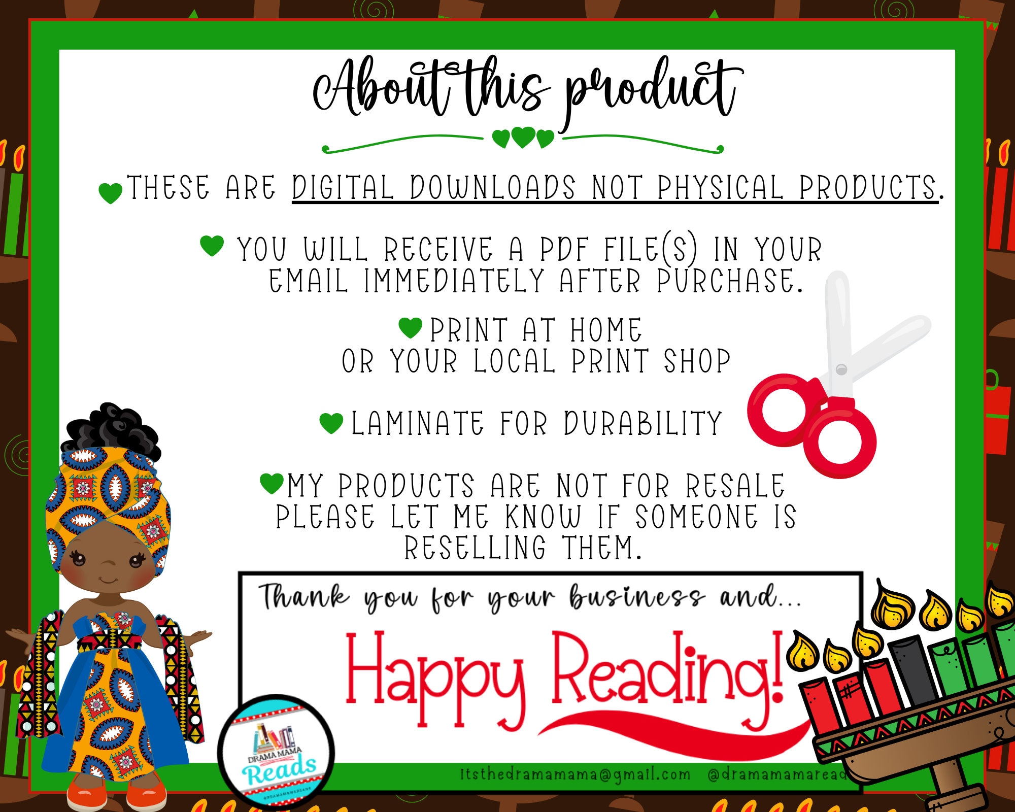 PRINTABLE Kwanzaa Coloring Pages, Kwanzaa for Kids, Holidays Around the ...