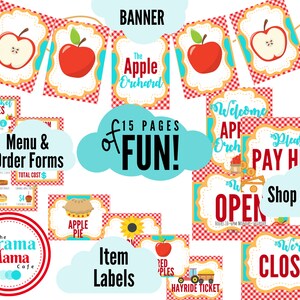 PRINTABLE Apple Orchard Dramatic Play Pretend Play Preschool Classroom ...