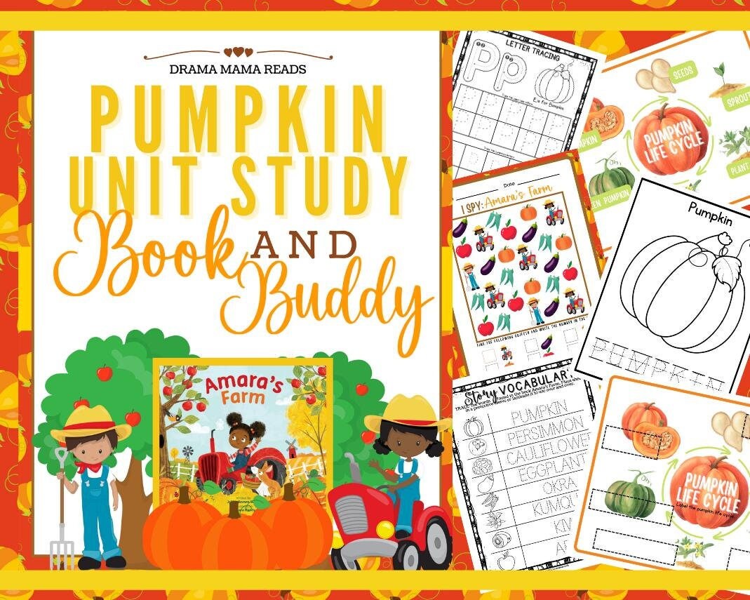 Amara's Farm Book Activity Pack, Pumpkin Homeschool Unit, Fun Worksheets, Educational Activities ...