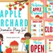 PRINTABLE Apple Orchard Dramatic Play Pretend Play Preschool Classroom ...