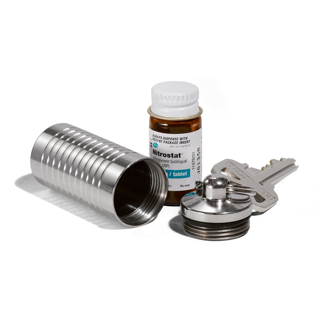 Nitroglycerin Bottle Holder Wide Single Chamber Pill Holder - Etsy