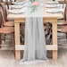 Wedding Decor Table Runner Fabric / Georgette Dinner Decoration Draping ...