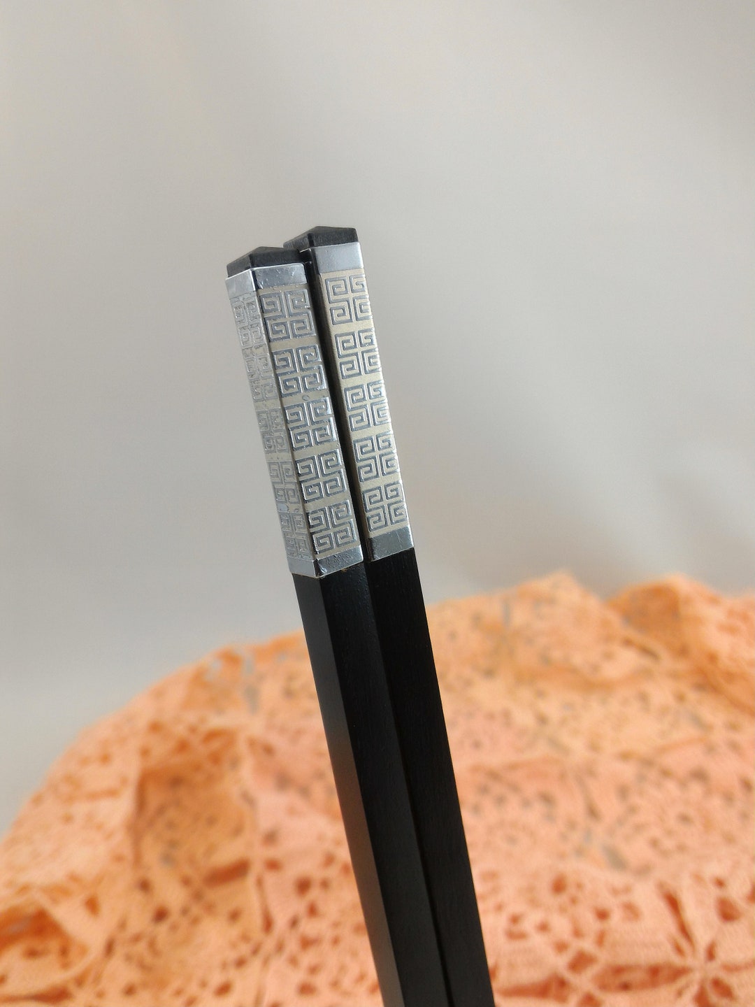 Fancy Chopstick, Black, Ornamental. Unique Chinese Sushi Chopsticks ...