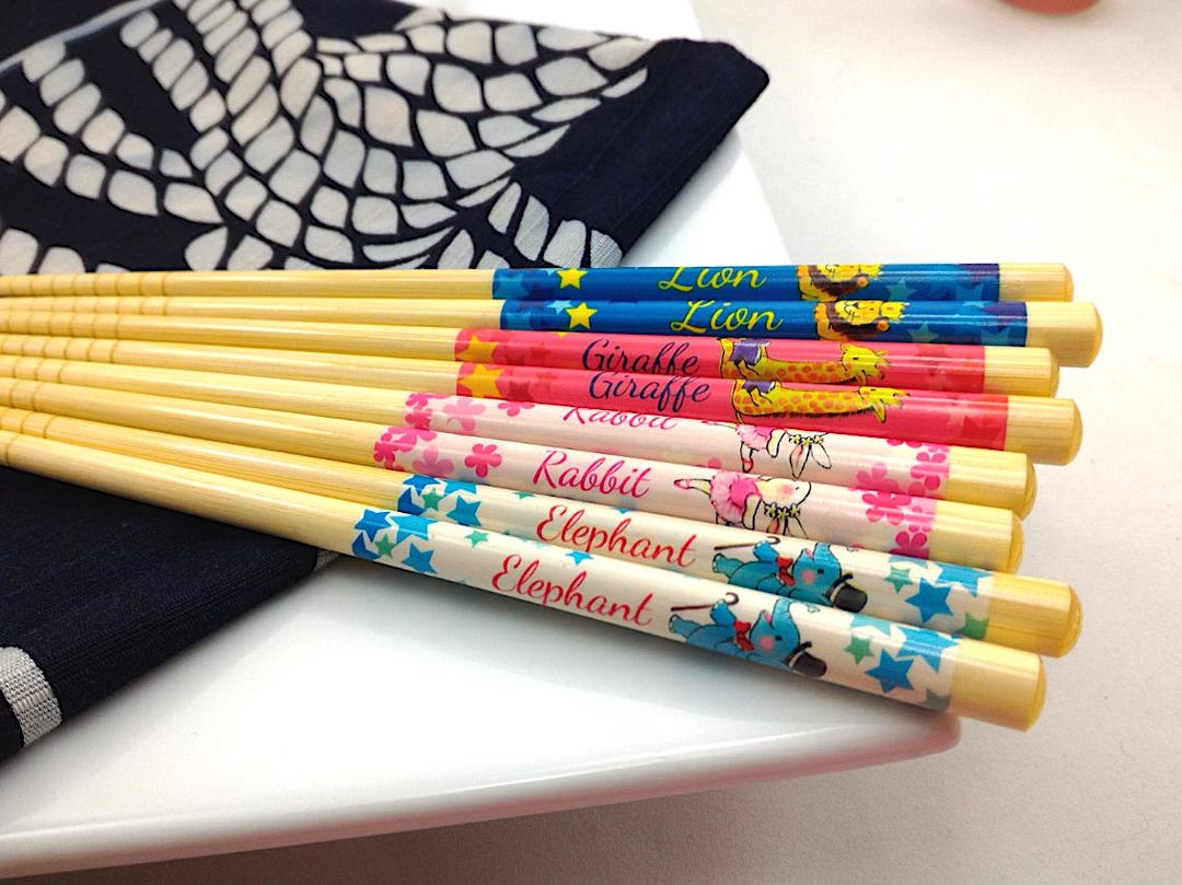 Children's Chopsticks (4 Pairs), Chopstick Package. Kid's Chopsticks ...