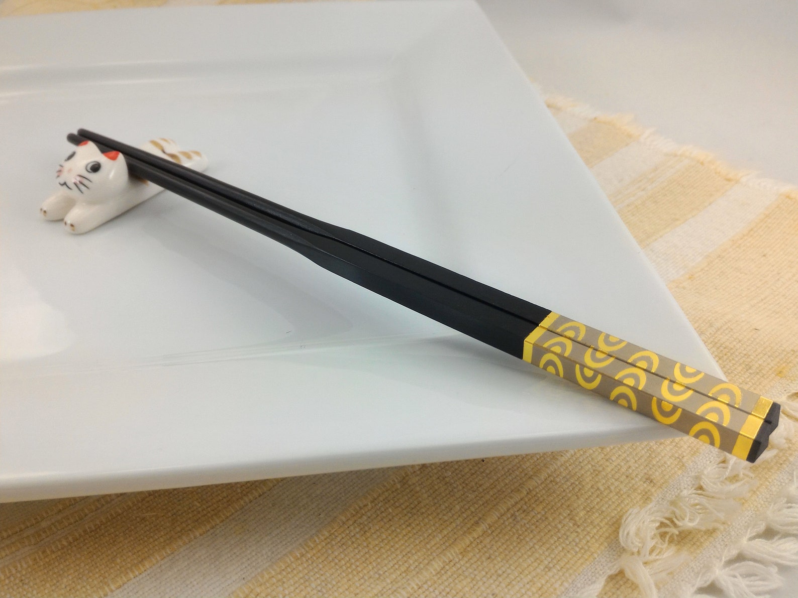 Luxury Chopsticks, Fancy Black . Stick for Hair or Sushi Serving! A ...
