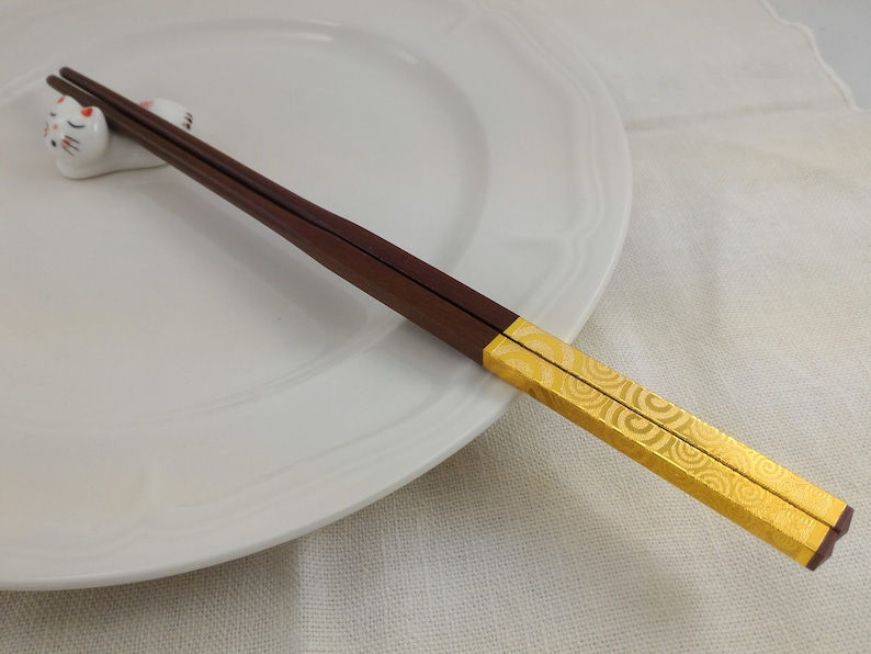 Deluxe Luxury Chopsticks. Perfect Reusable Wood Chopstick Favor for ...