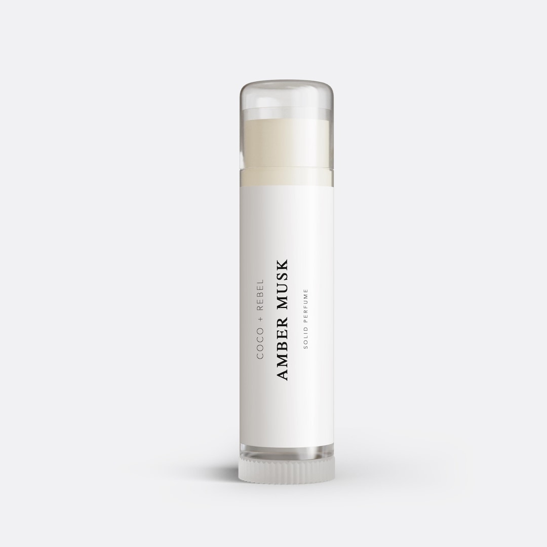 Amber Musk Solid Perfume | Beeswax Balm (0.17oz) - Etsy