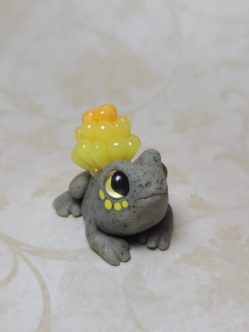 Yellow and Orange Succulent Frog - Etsy