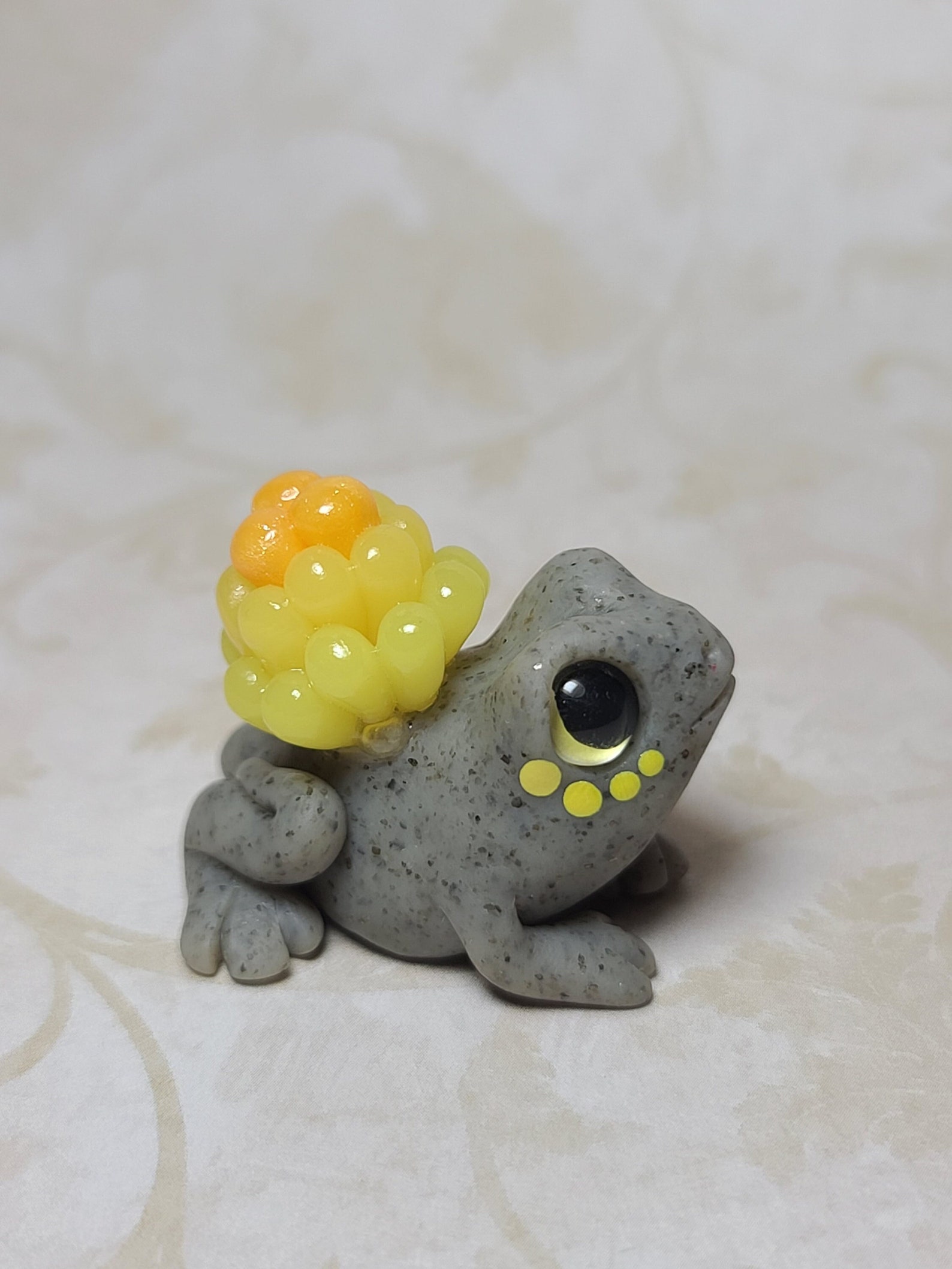 Yellow and Orange Succulent Frog - Etsy