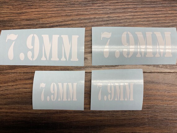 7.9mm Ammo Can Box Labels Reloading Labels Set of 4 - Etsy Australia