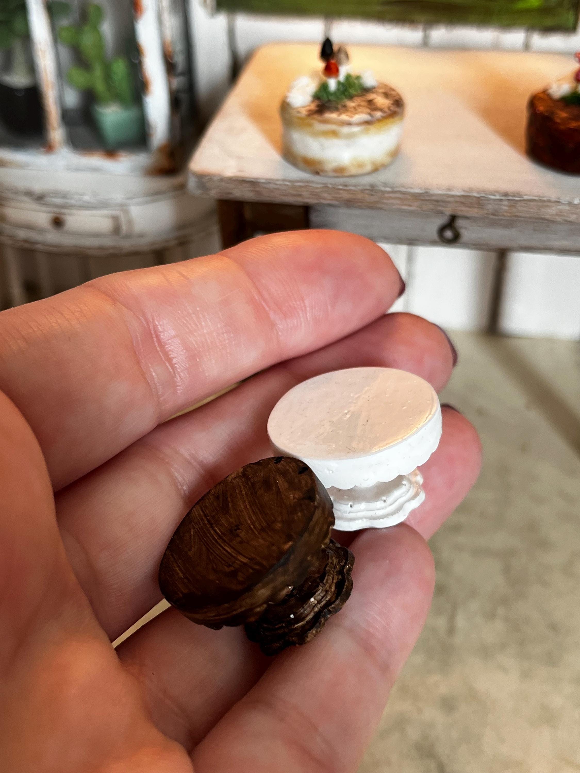 Miniature Forest Cakes, Dollhouse, Doll, Goblincore, Cottage, Mushrooms ...