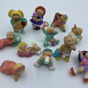 1980's Vintage Cabbage Patch Figurine Lot, Vintage Rubber Cabbage Patch ...