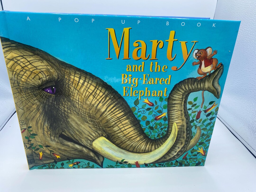 Marty and the Big-eared Elephant Pop-up Book for Children, Gift for ...