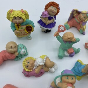 1980's Vintage Cabbage Patch Figurine Lot, Vintage Rubber Cabbage Patch ...