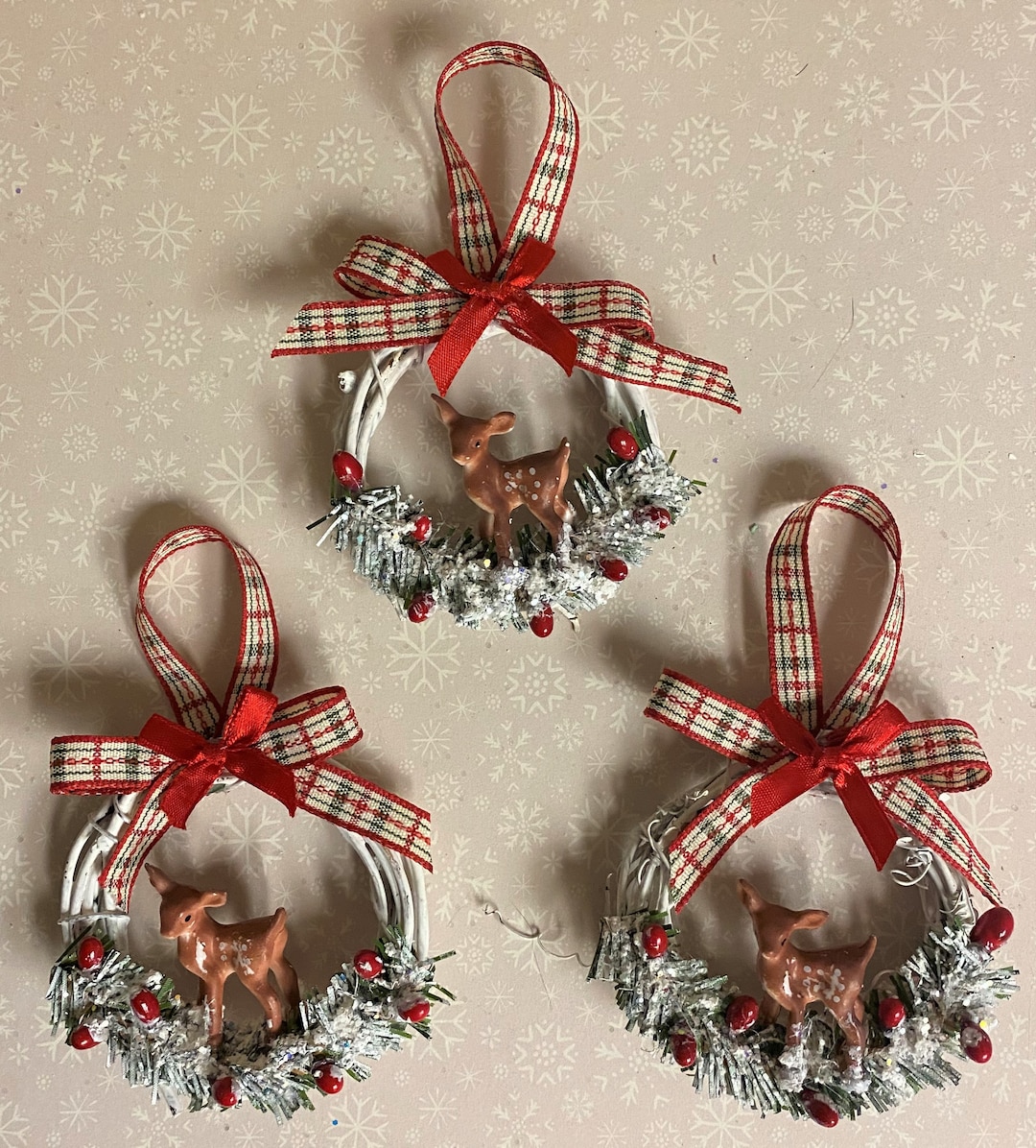 Reindeer Christmas, Ornaments Reindeer Ornaments, Country Christmas ...