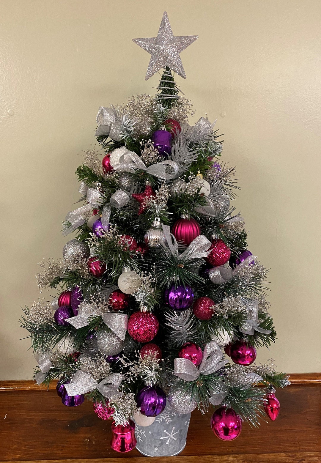 Christmas Tabletop Tree, Christmas Tree, Christmas Arrangement ...