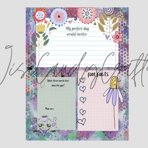 Printable Pen Pal Template Easy Intro Letter Minimalist - Etsy Canada