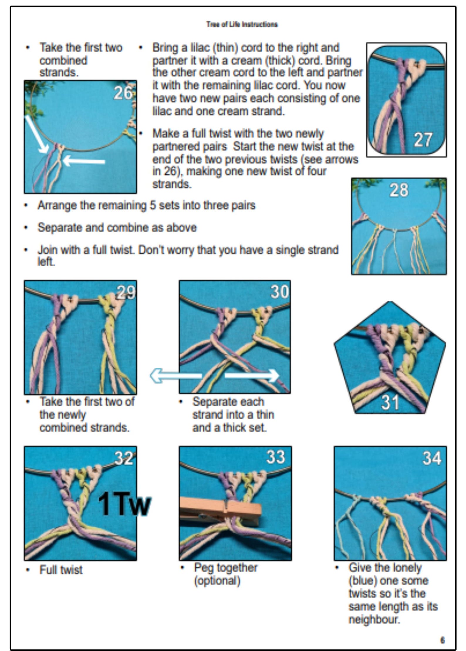 Tree of Life Instructions - Etsy