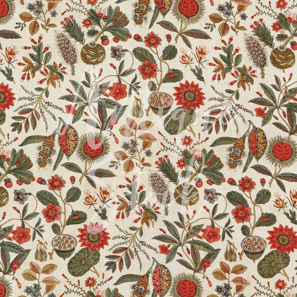 Vintage Floral Paper - Etsy